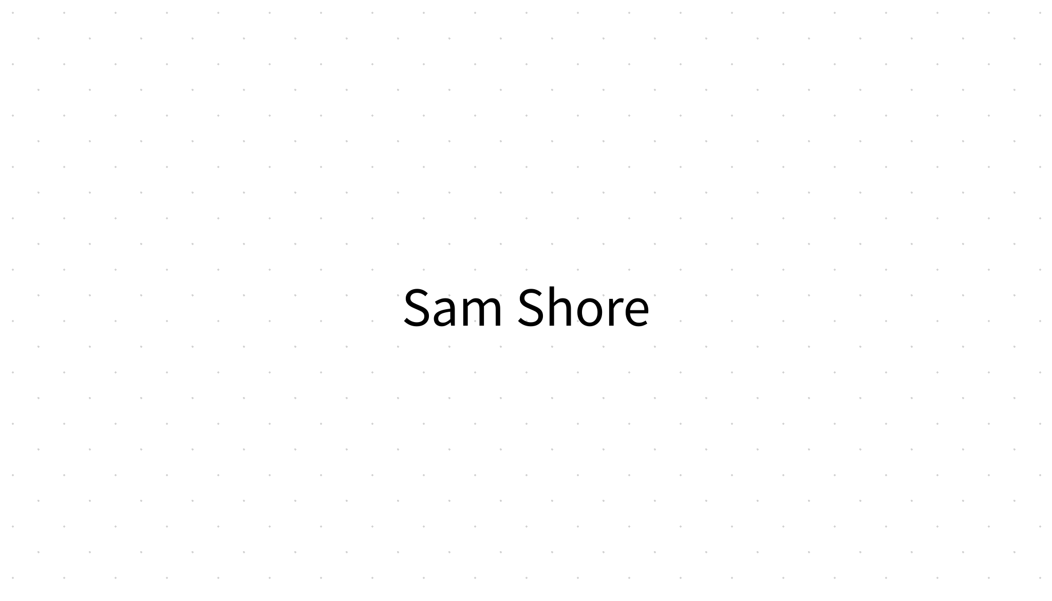 Sam Shore